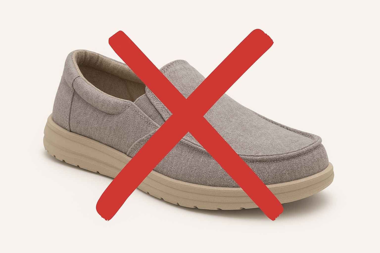 The Problem with Slip-On Shoes