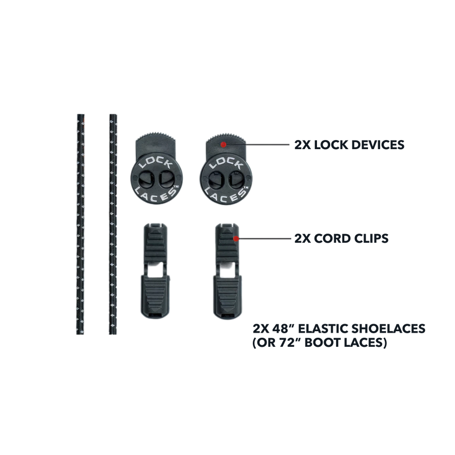 How to Use Lock Laces® | Installation | Original Elastic No Tie Laces